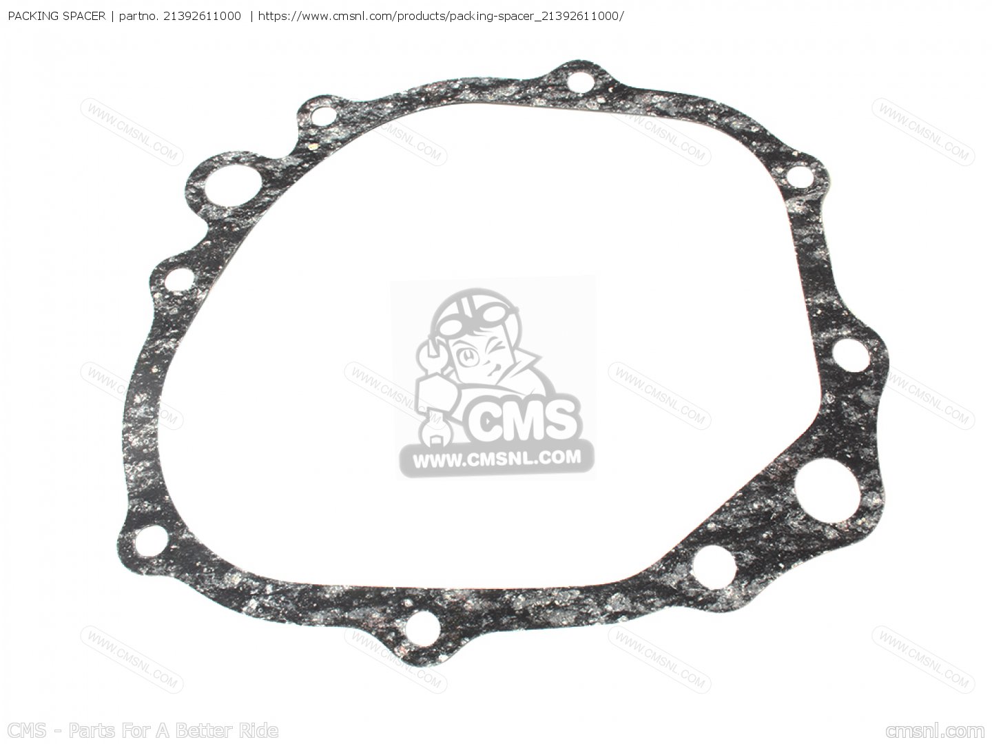 21392611000: PACKING SPACER (MCA) Honda - buy the 21392-611-000 at CMSNL
