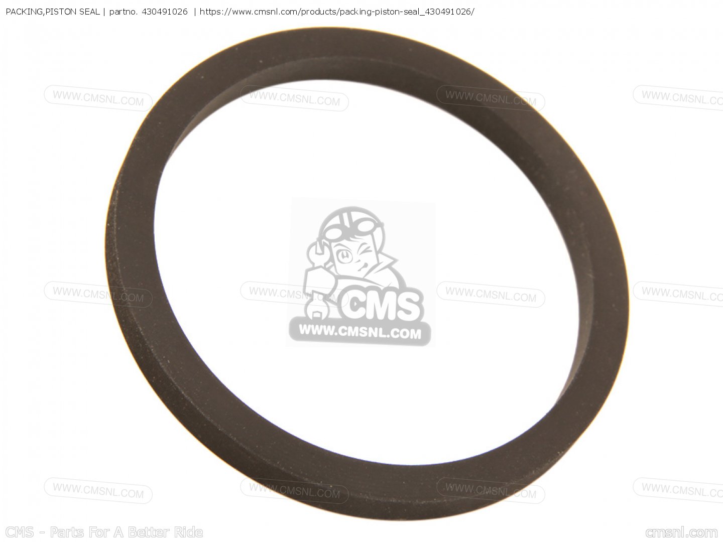 430491026: PACKING,PISTON SEAL (NAS) Kawasaki - buy the 430491026 at CMSNL
