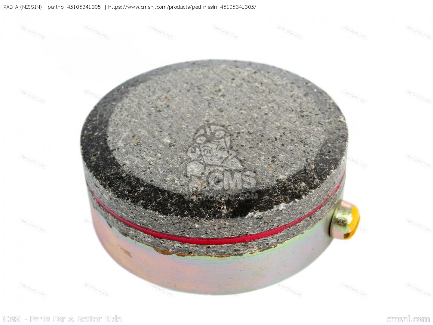 45105341305: Pad A (nissin) Honda - buy the 45105-341-305 at CMSNL