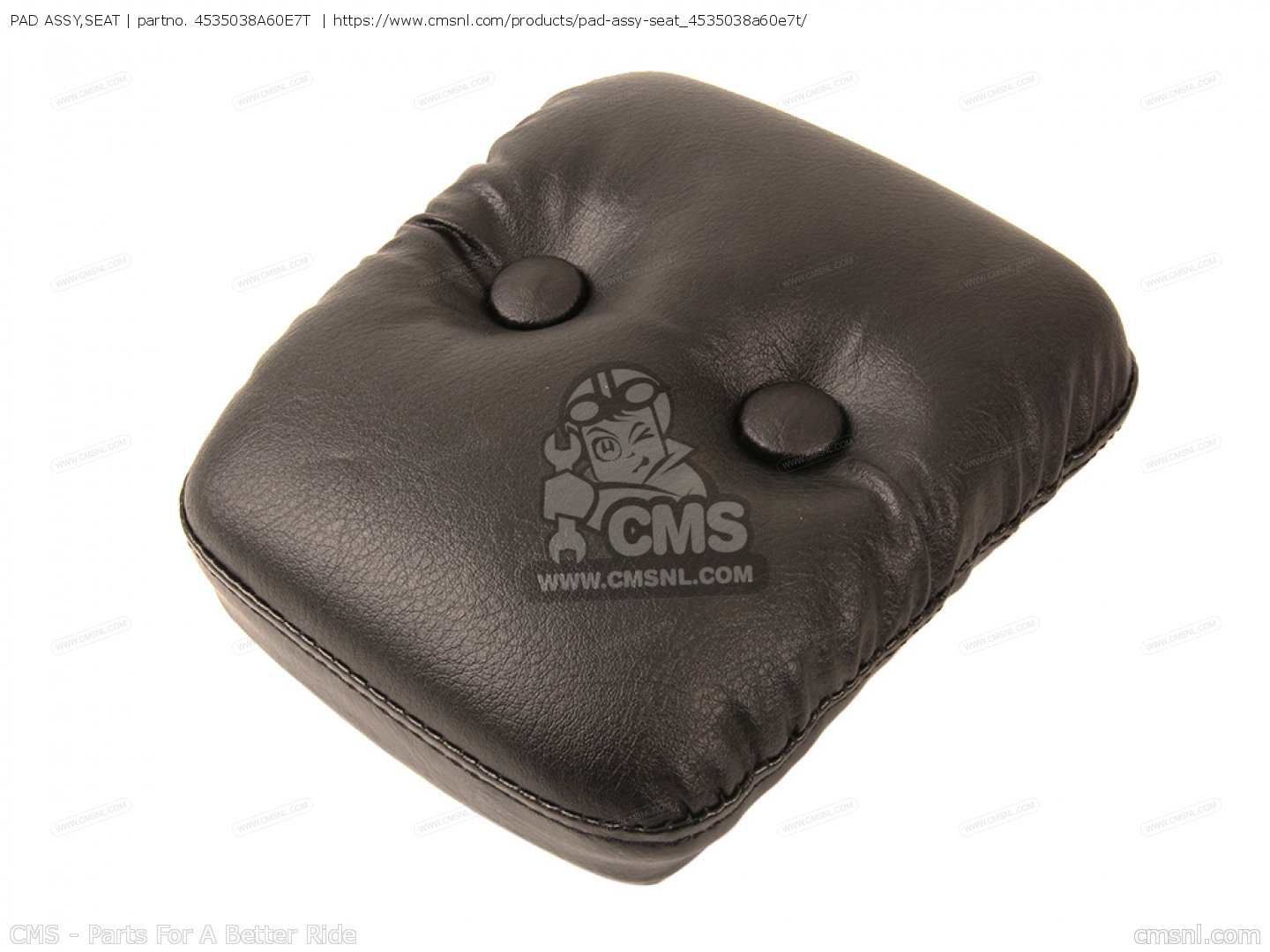 4535038A60E7T: PAD ASSY,SEAT Suzuki - buy the 45350-38A60-E7T at CMSNL