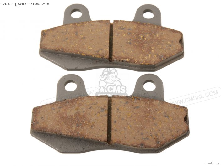 45105GE2405: PAD SET (NAS) Honda - buy the 45105-GE2-405 at CMSNL