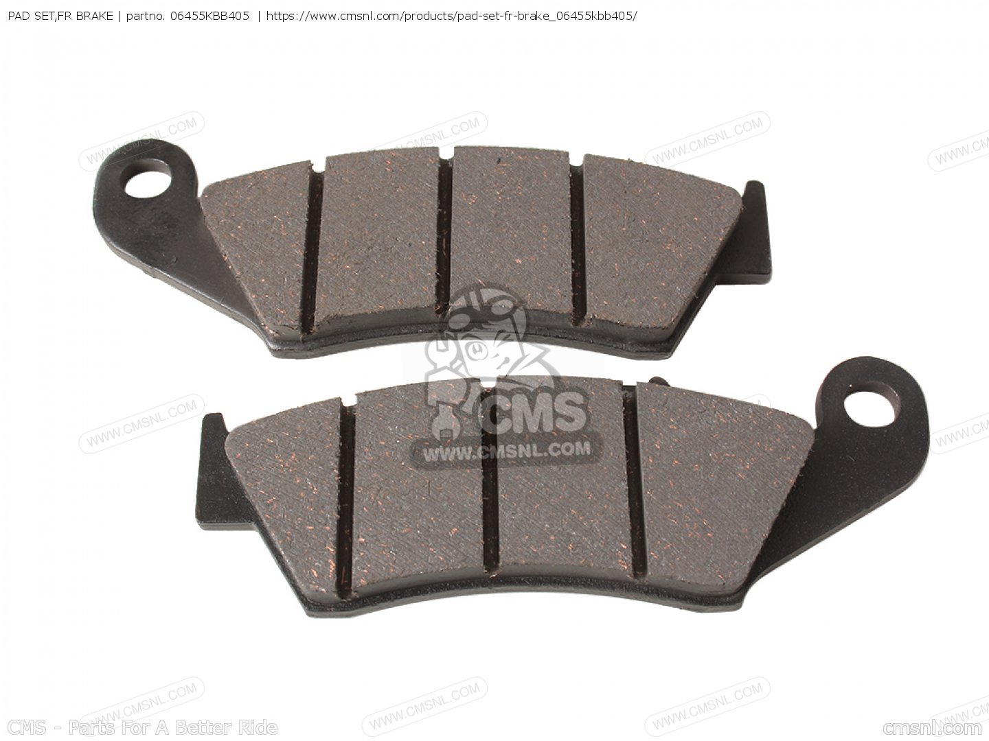 06455KBB405: Pad Set,fr Brake Honda - buy the 06455-KBB-405 at CMSNL