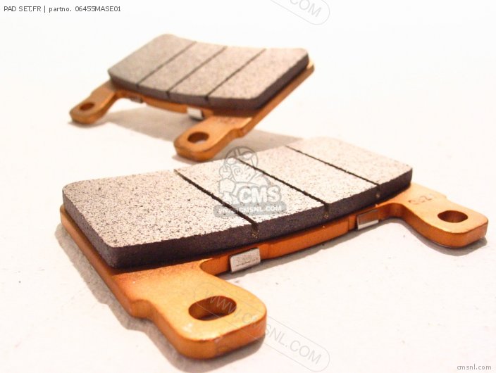06455MASE01: PAD SET,FR (NAS) Honda - buy the 06455-MAS-E01 at CMSNL