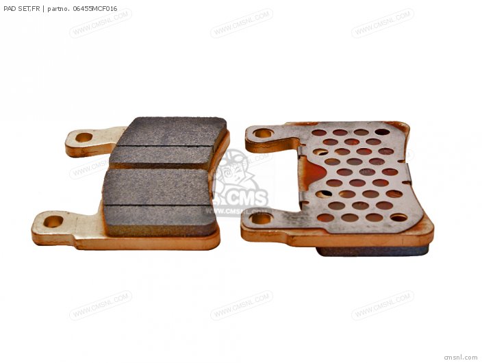 06455MCF016: Pad Set,fr (nas) Honda - buy the 06455-MCF-016 at CMSNL