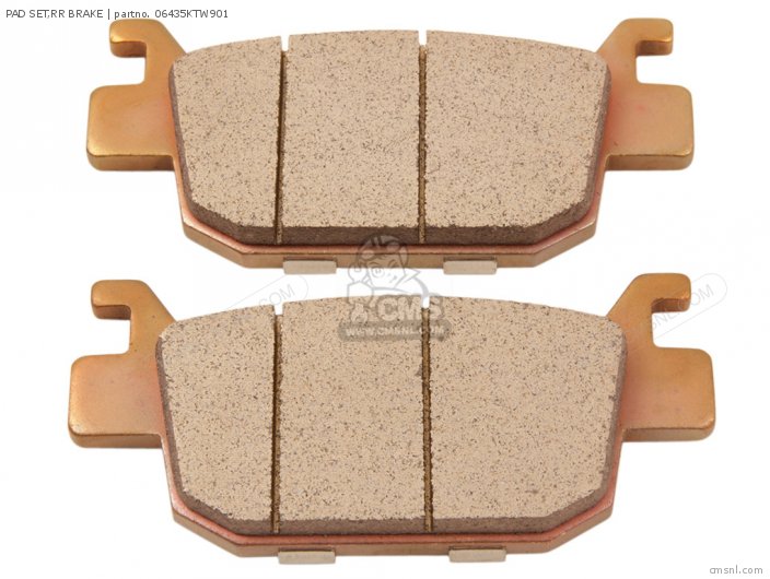 06435KTW901: Pad Set,rr Brake (nas) Honda - buy the 06435-KTW-901 at CMSNL