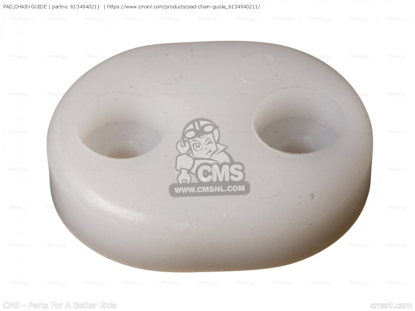 6134940211: PAD,CHAIN GUIDE Suzuki - buy the 61349-40211 at CMSNL