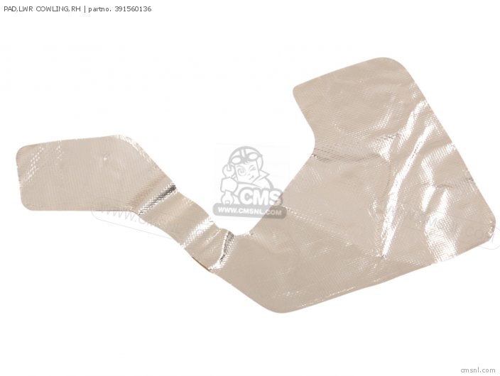 391560136: Pad,lwr Cowling,rh Kawasaki - buy the 39156-0136 at CMSNL