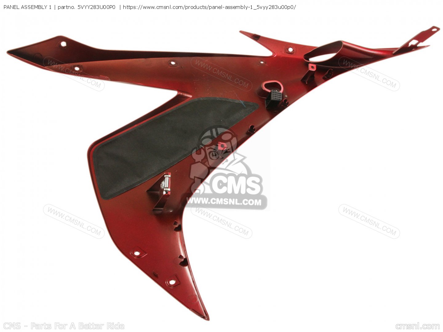 5VYY283U00P0: PANEL ASSEMBLY 1 Yamaha - buy the 5VY-Y283U-00-P0 at CMSNL