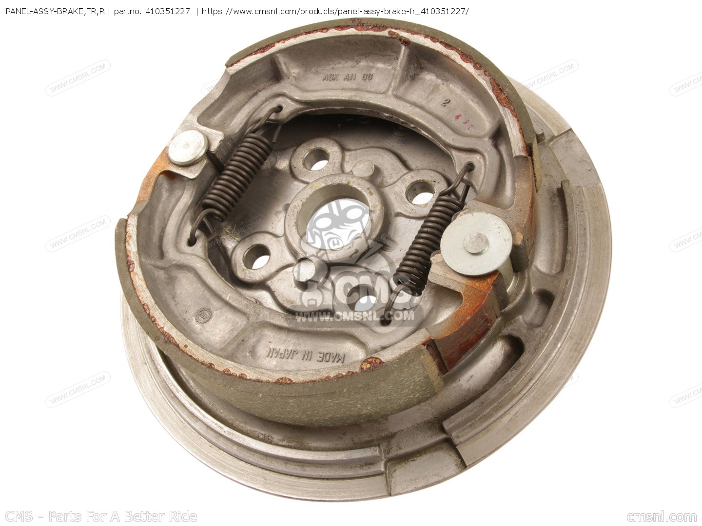 410351227: Panel-assy-brake,fr,r Kawasaki - buy the 41035-1227 at CMSNL