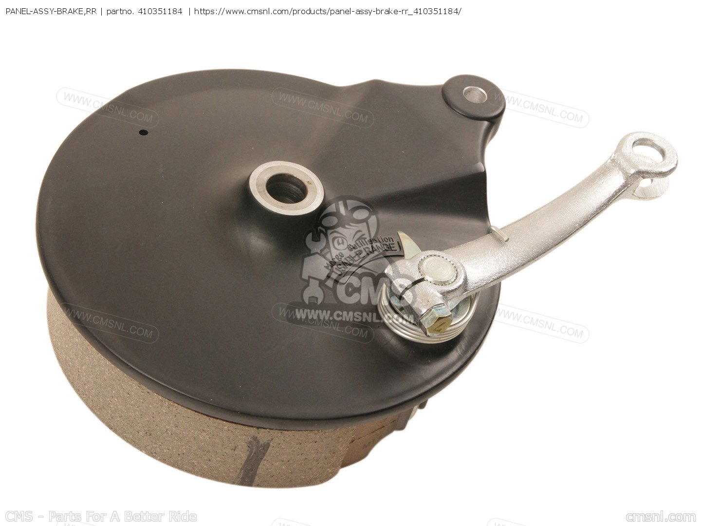 410351184: Panel-assy-brake,rr Kawasaki - buy the 41035-1184 at CMSNL