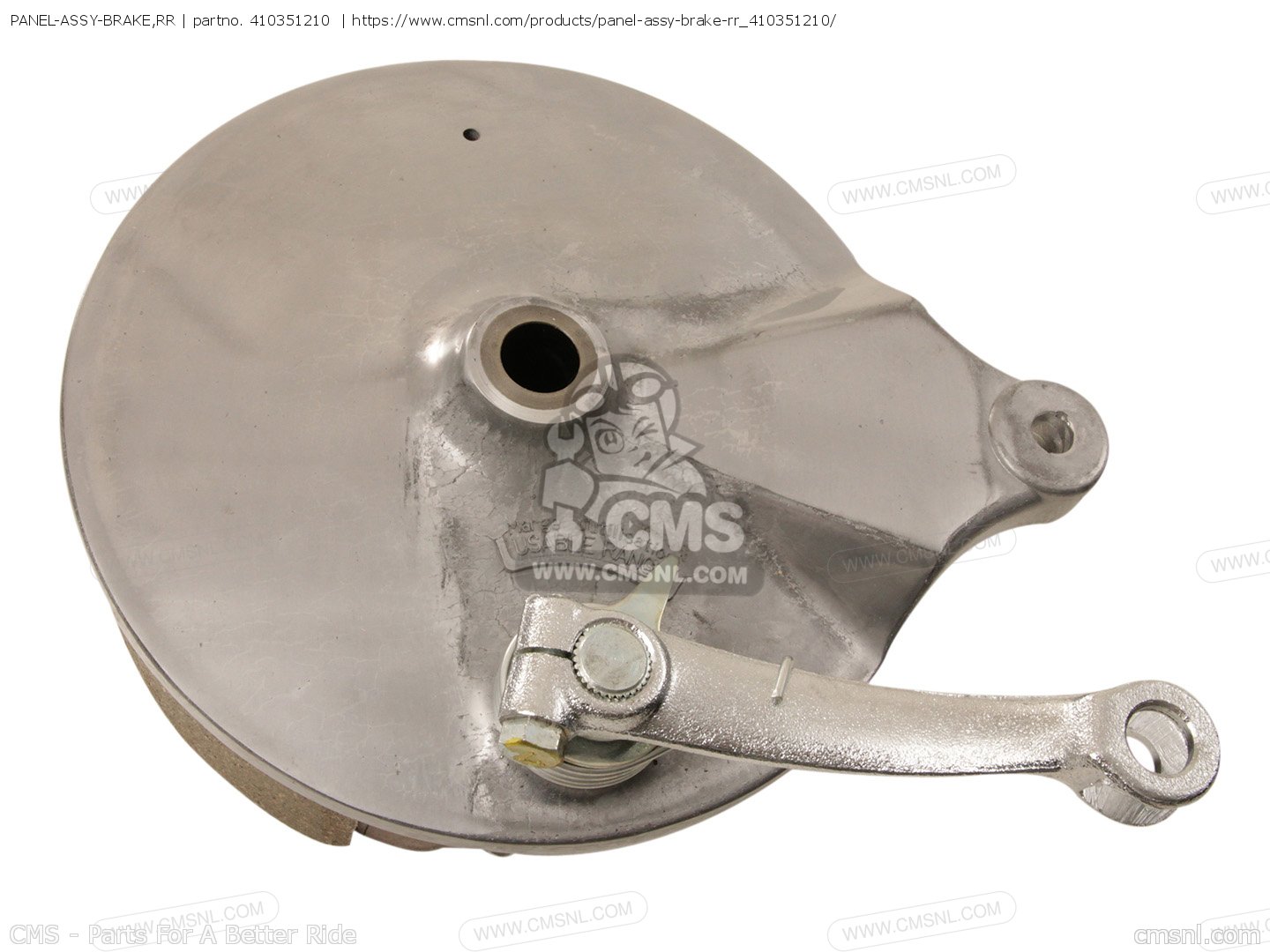 410351210: Panel-assy-brake,rr Kawasaki - buy the 41035-1210 at CMSNL