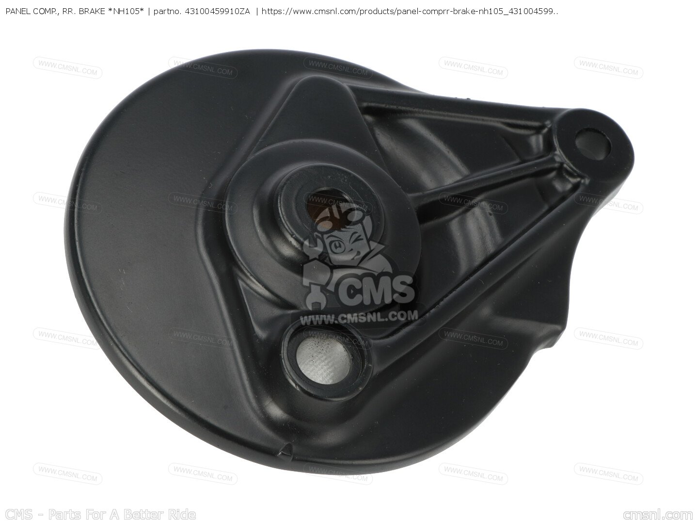 43100459910ZA: PANEL COMP., RR. BRAKE *NH105* Honda - buy the 43100-459 ...