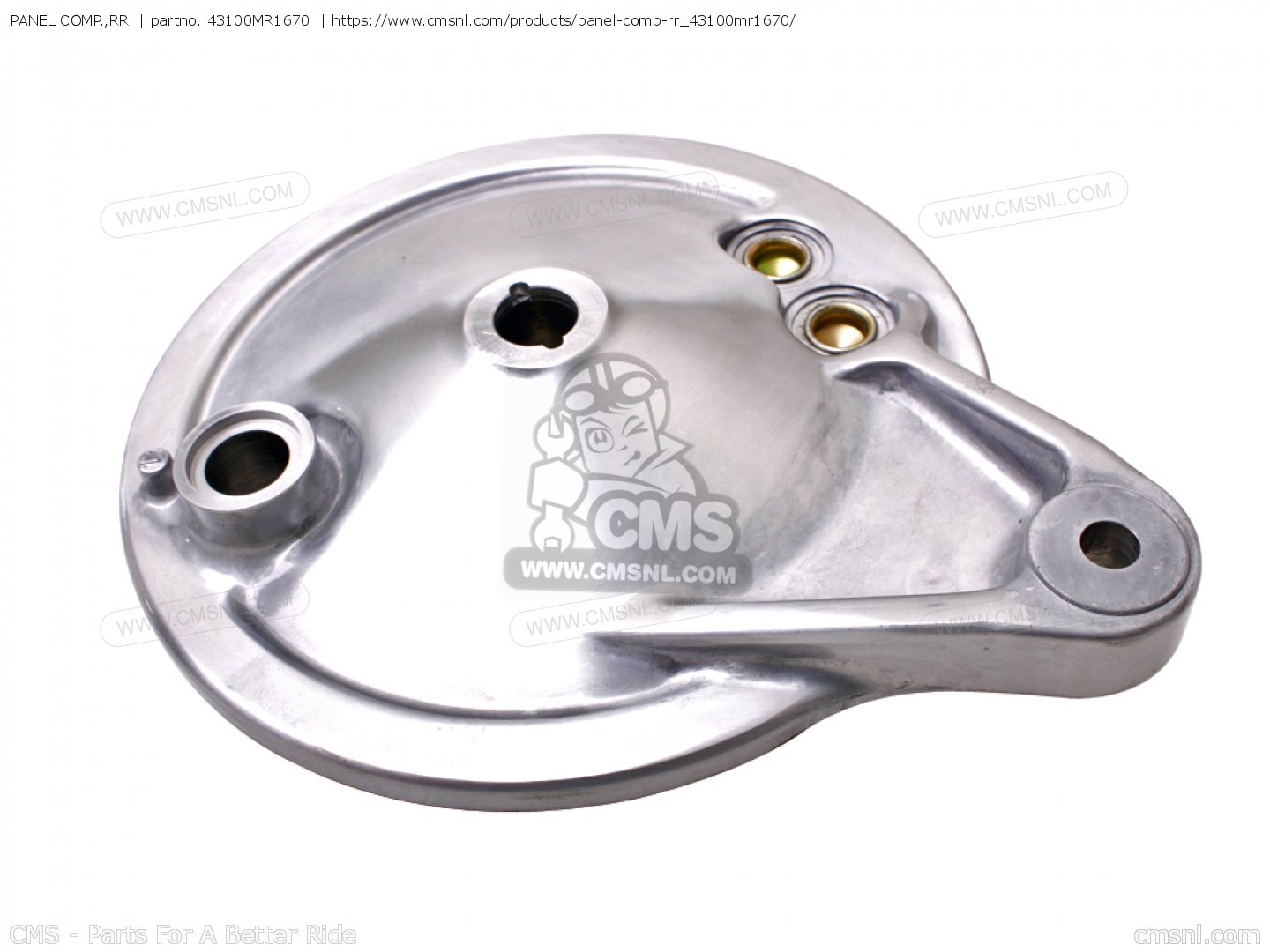 43100MR1670: PANEL COMP.,RR. Honda - buy the 43100-MR1-670 at CMSNL