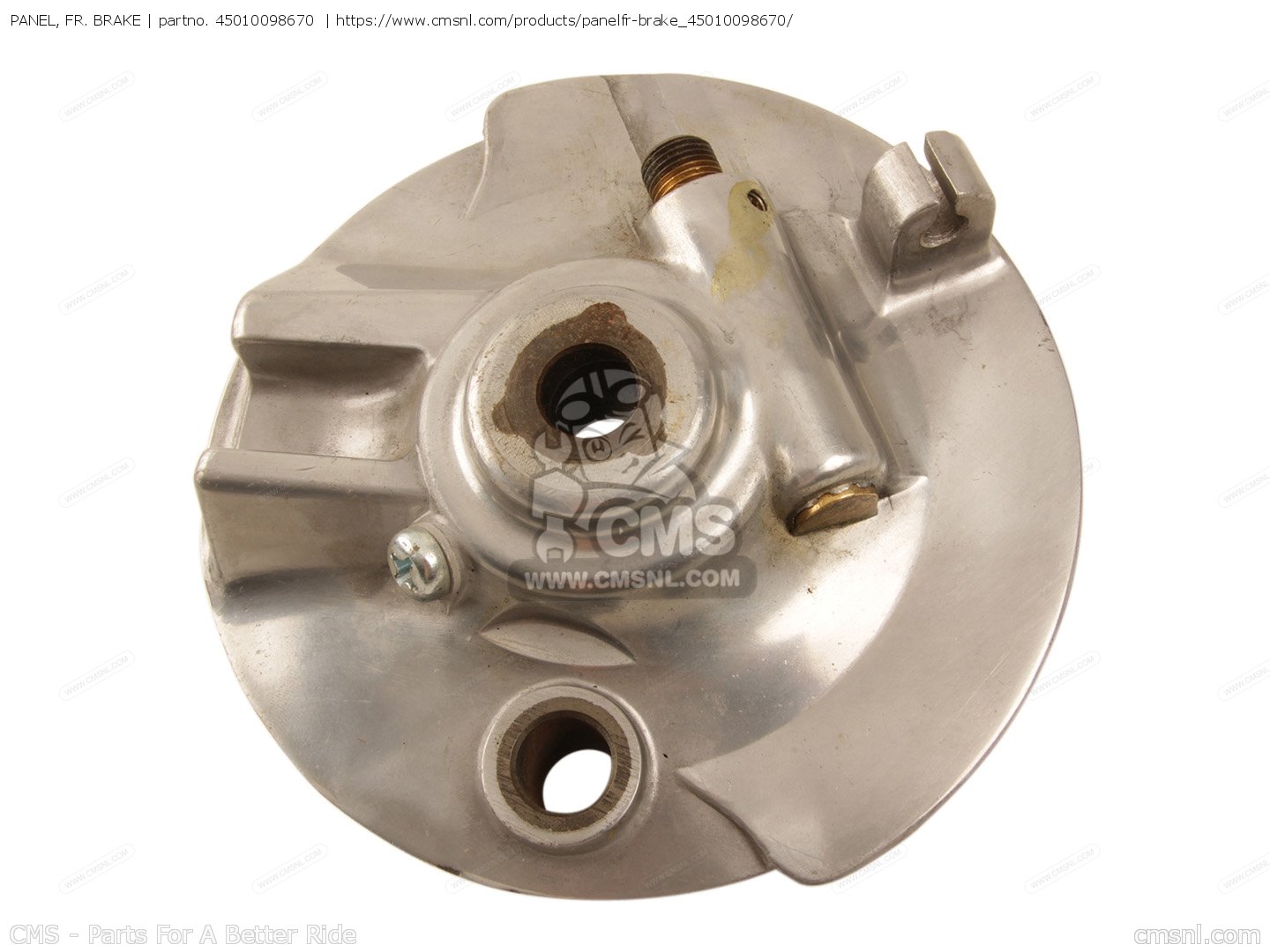 45010098670: PANEL, FR. BRAKE Honda - buy the 45010-098-670 at CMSNL