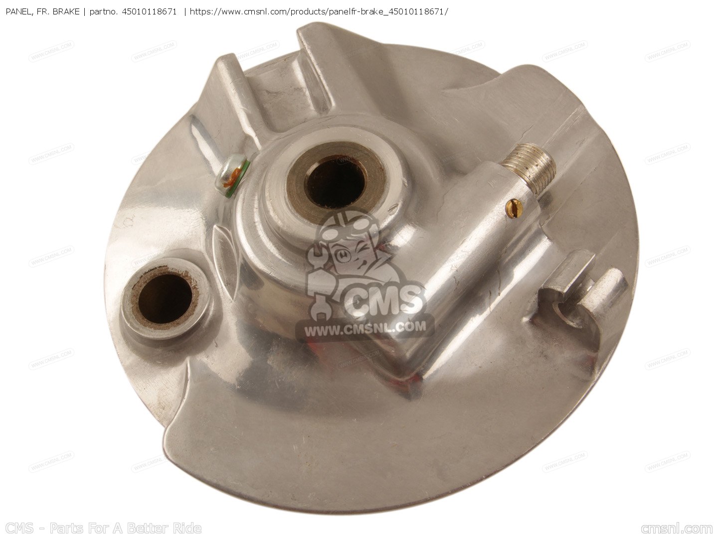 45010118671: PANEL, FR. BRAKE Honda - buy the 45010-118-671 at CMSNL