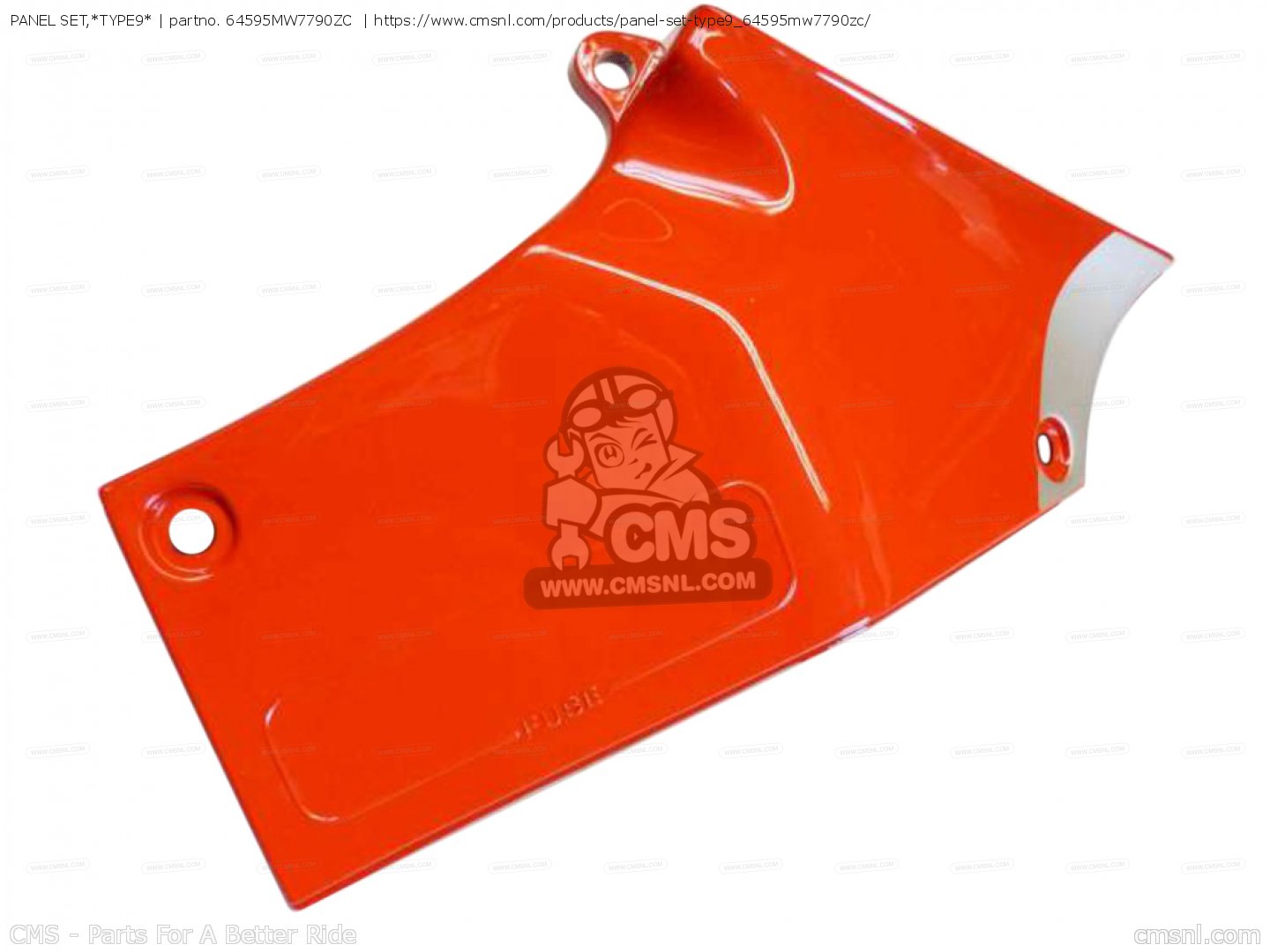 64595MW7790ZC: Panel Set,*type9* Honda - buy the 64595-MW7-790ZC at CMSNL