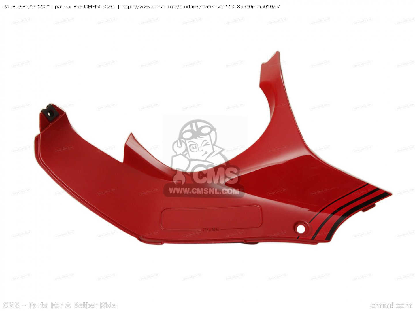 83640MM5010ZC: PANEL SET,*R-110* Honda - buy the 83640-MM5-010ZC at CMSNL