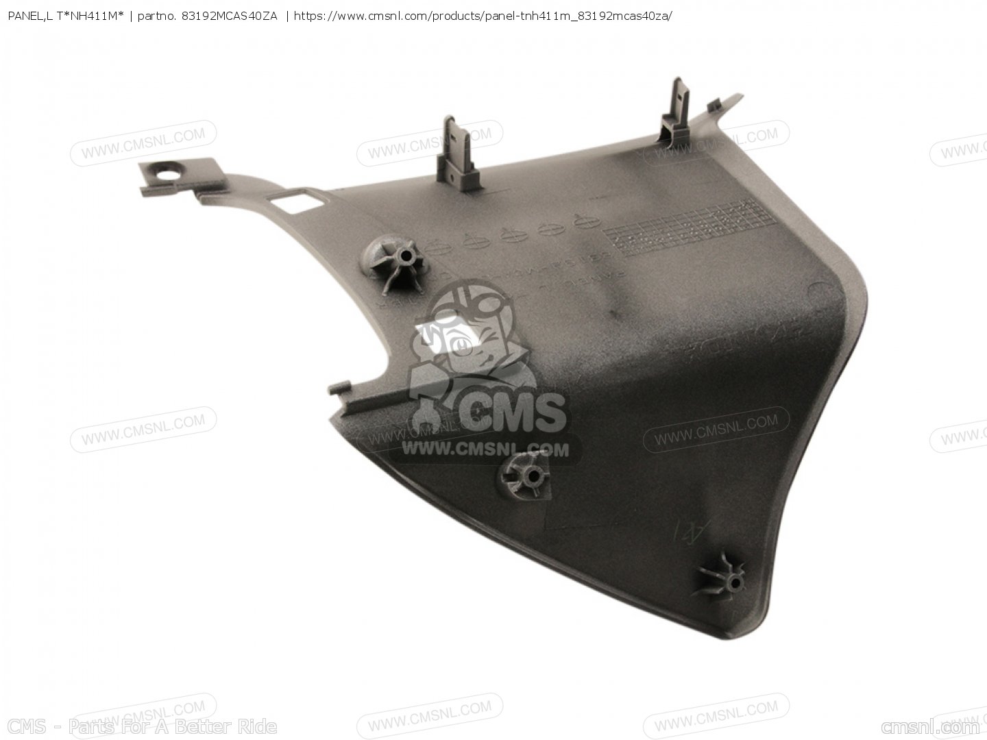 83192MCAS40ZA: PANEL,L T*NH411M* Honda - buy the 83192-MCA-S40ZA at CMSNL