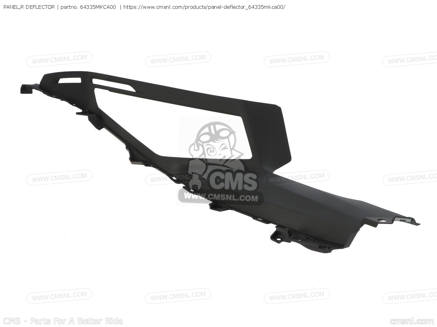 64335MKCA00: PANEL,R DEFLECTOR Honda - buy the 64335-MKC-A00 at CMSNL