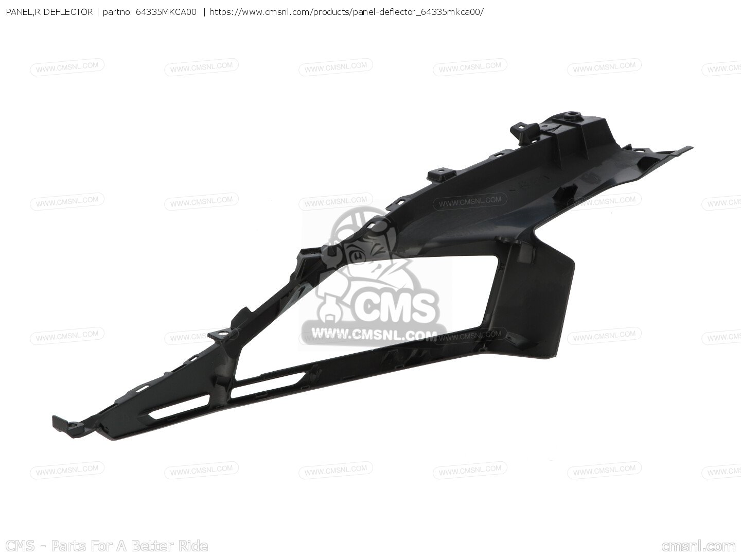 64335MKCA00: PANEL,R DEFLECTOR Honda - buy the 64335-MKC-A00 at CMSNL