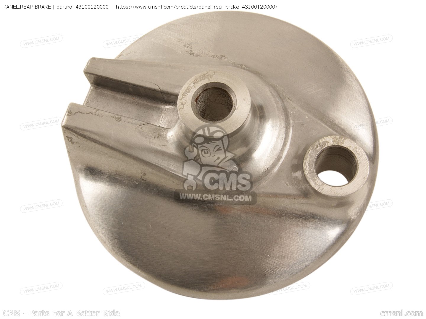 43100120000: PANEL,REAR BRAKE Honda - buy the 43100-120-000 at CMSNL