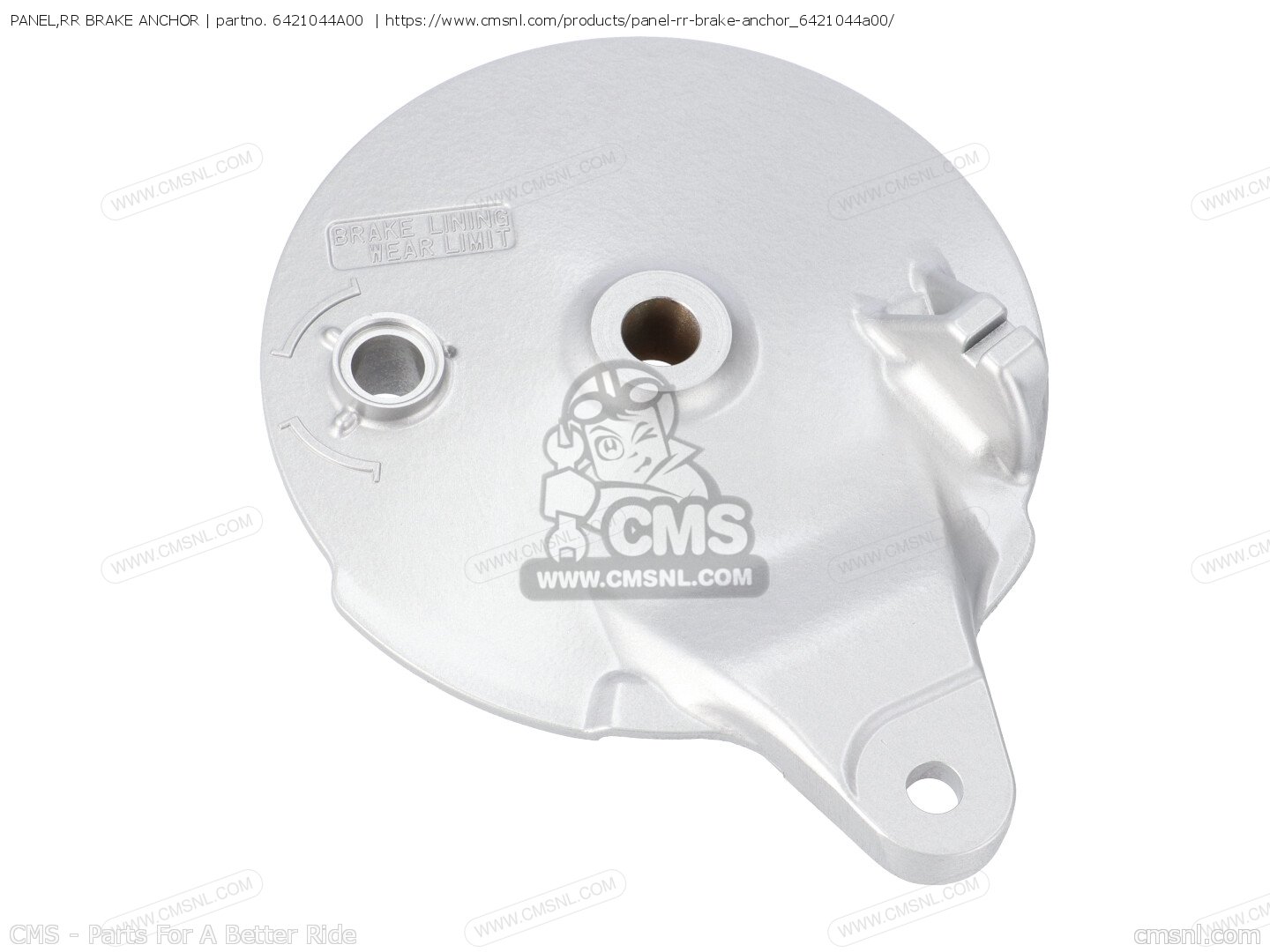 6421044A00: PANEL,RR BRAKE ANCHOR Suzuki - buy the 64210-44A00 at CMSNL