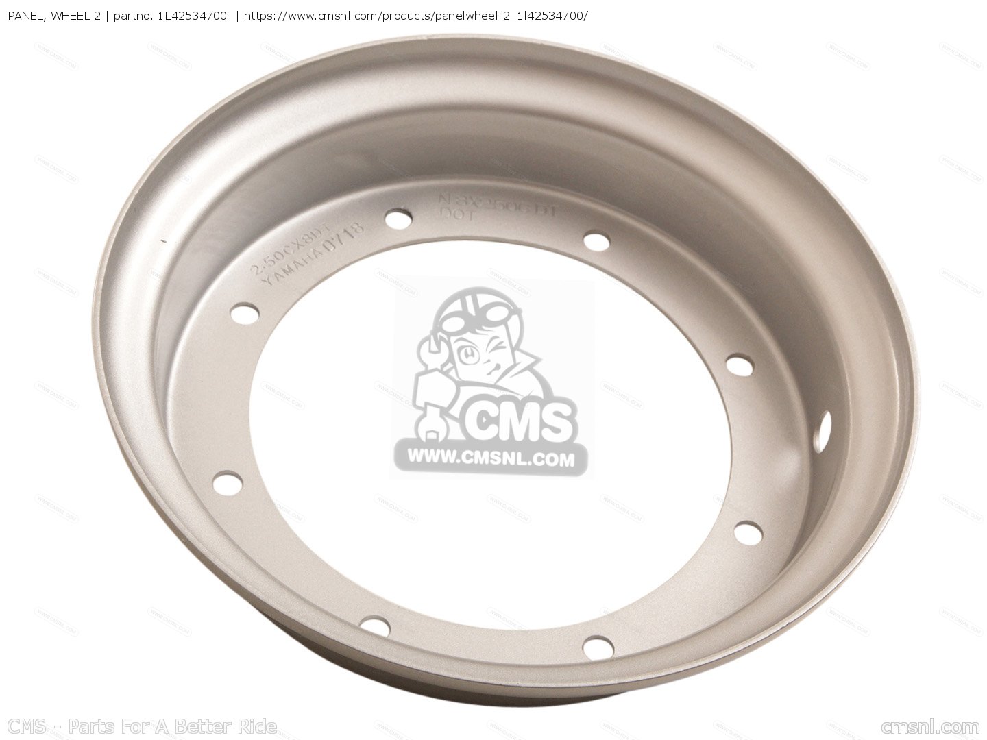 1L42534700: Panel, Wheel 2 Yamaha - buy the 1L4-25347-00-00 at CMSNL