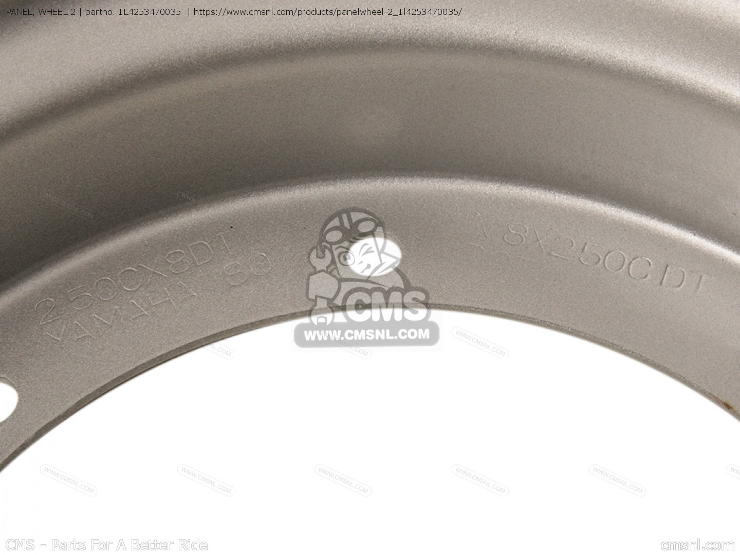 PANEL, WHEEL 2 for LB50PJ CHAPPY 1980-1982 - order at CMSNL