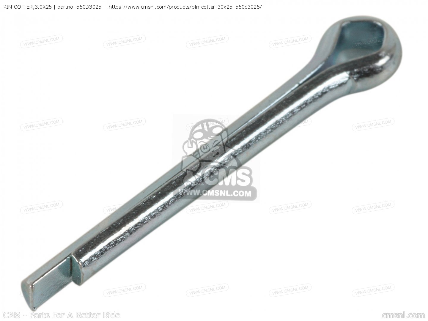 Pasador Pasador 3.0X25 para Kawasaki - pedido en CMSNL