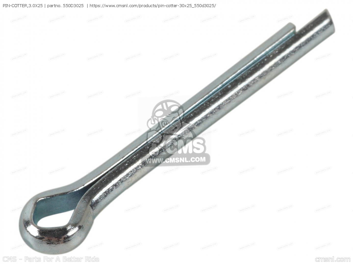 Pasador Pasador 3.0X25 para Kawasaki - pedido en CMSNL