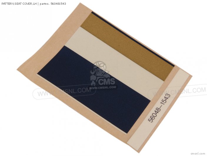 560481543: PATTERN,SEAT COVER,LH Kawasaki - buy the 56048-1543 at CMSNL