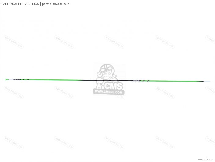 560751575: PATTERN,WHEEL,GREEN,6 Kawasaki - buy the 56075-1575 at CMSNL