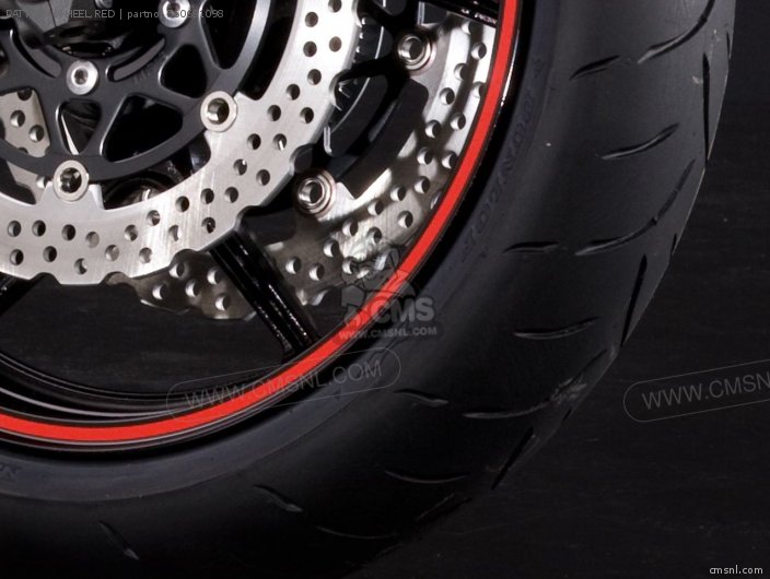 560691098: PATTERN,WHEEL,RED Kawasaki - buy the 56069-1098 at CMSNL