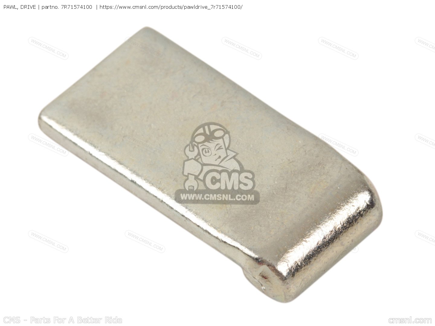 7R71574100: PAWL, DRIVE Yamaha - buy the 7R7-15741-00-00 at CMSNL