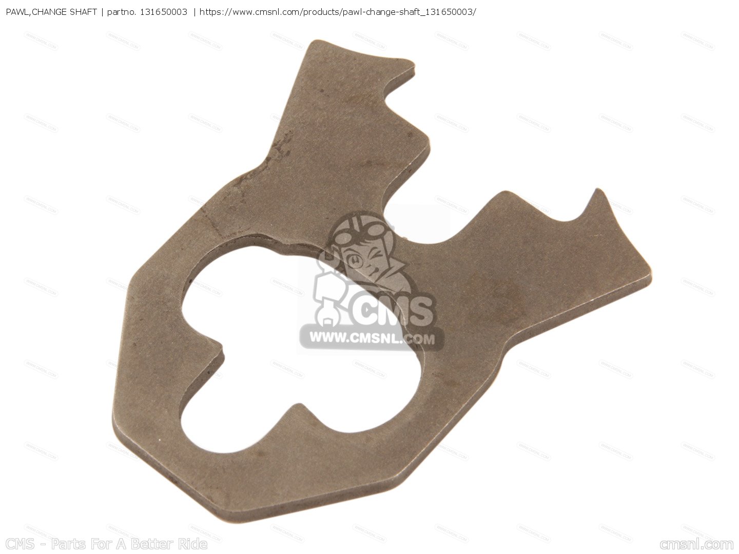 131650003: PAWL,CHANGE SHAFT Kawasaki - buy the 13165-0003 at CMSNL