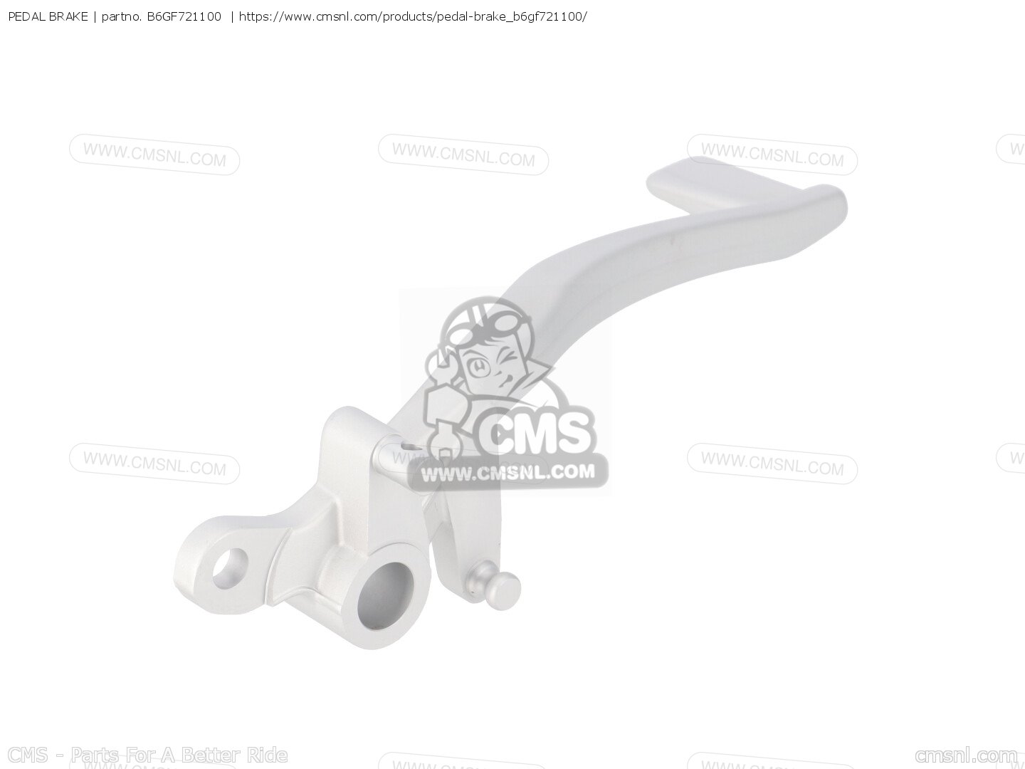 B6GF721100: PEDAL BRAKE Yamaha - buy the B6G-F7211-00-00 at CMSNL