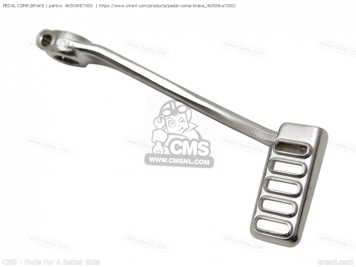 46500KE7000: Pedal Comp.,brake Honda - buy the 46500-KE7-000 at CMSNL