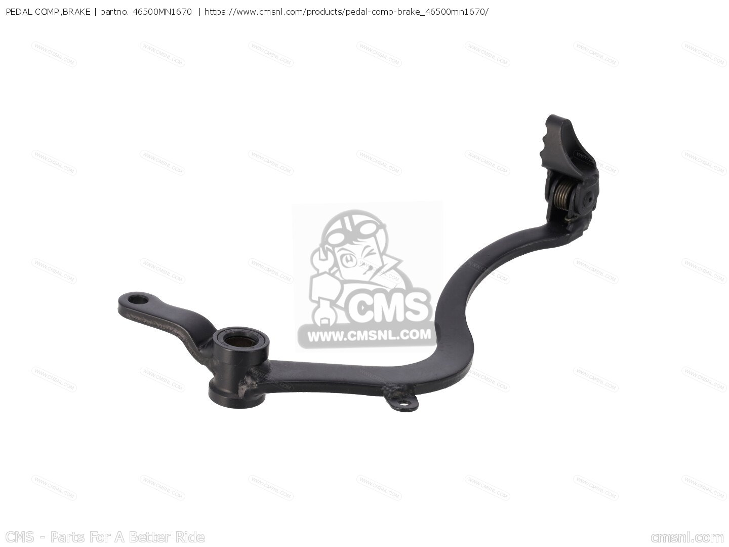 PEDAL COMP.,BRAKE for XR600R 1988 (J) AUSTRALIA - order at CMSNL