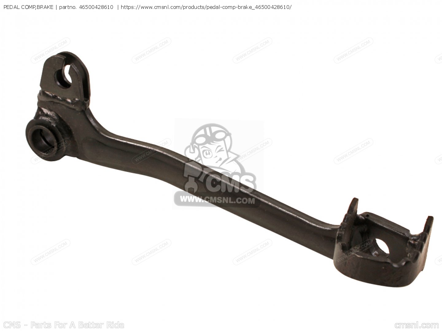 46500428610: PEDAL COMP,BRAKE Honda - buy the 46500-428-610 at CMSNL