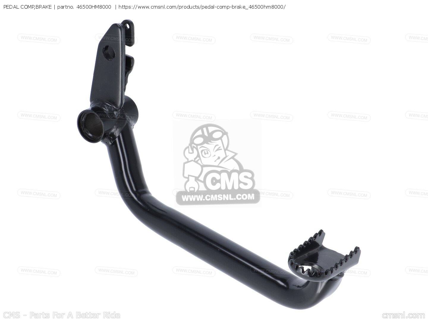 46500HM8000: Pedal Comp,brake Honda - buy the 46500-HM8-000 at CMSNL