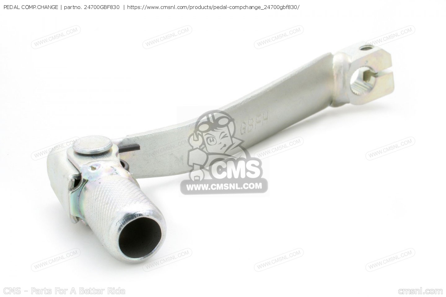 24700GBF830: PEDAL COMP.CHANGE Honda - buy the 24700-GBF-830 at CMSNL