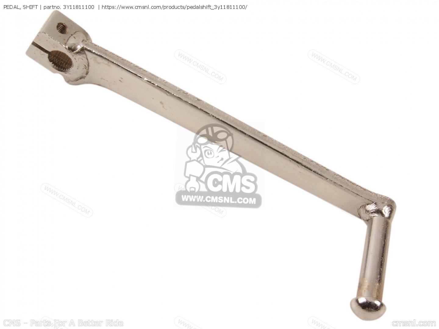 3Y11811100: PEDAL, SHIFT Yamaha - buy the 3Y1-18111-00-00 at CMSNL