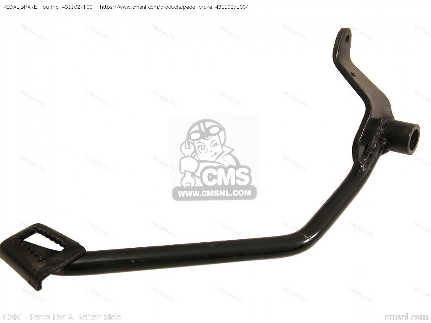 4311027100: PEDAL,BRAKE Suzuki - buy the 43110-27100 at CMSNL