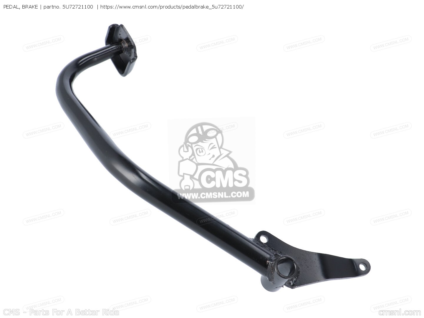 5U72721100: Pedal, Brake Yamaha - buy the 5U7-27211-00 at CMSNL