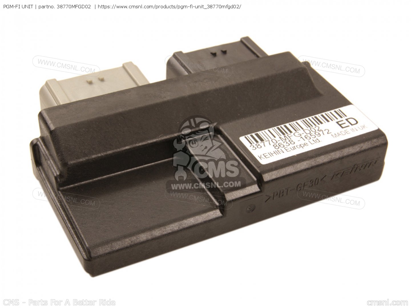 38770MFGD02: PGM-FI UNIT Honda - buy the 38770-MFG-D02 at CMSNL