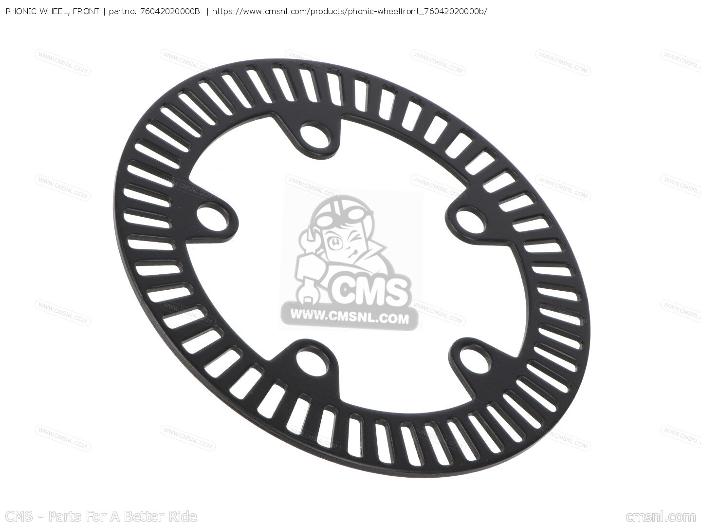 76042020000B: PHONIC WHEEL, FRONT GASGAS - buy the 76042020000 at CMSNL
