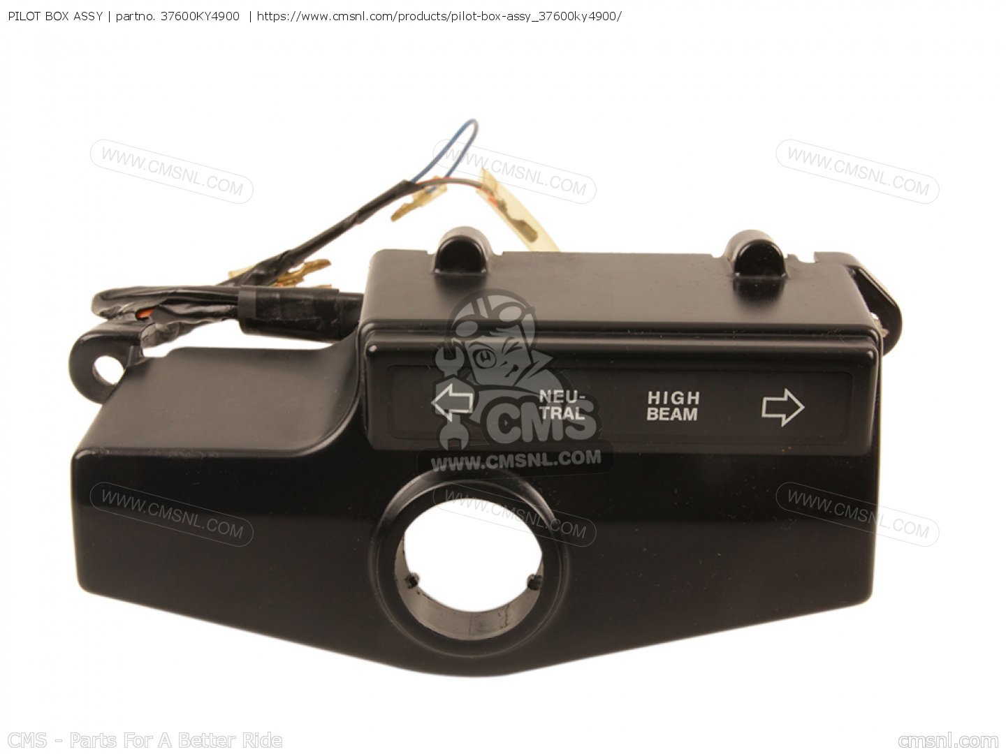 37600KY4900: PILOT BOX ASSY Honda - buy the 37600-KY4-900 at CMSNL
