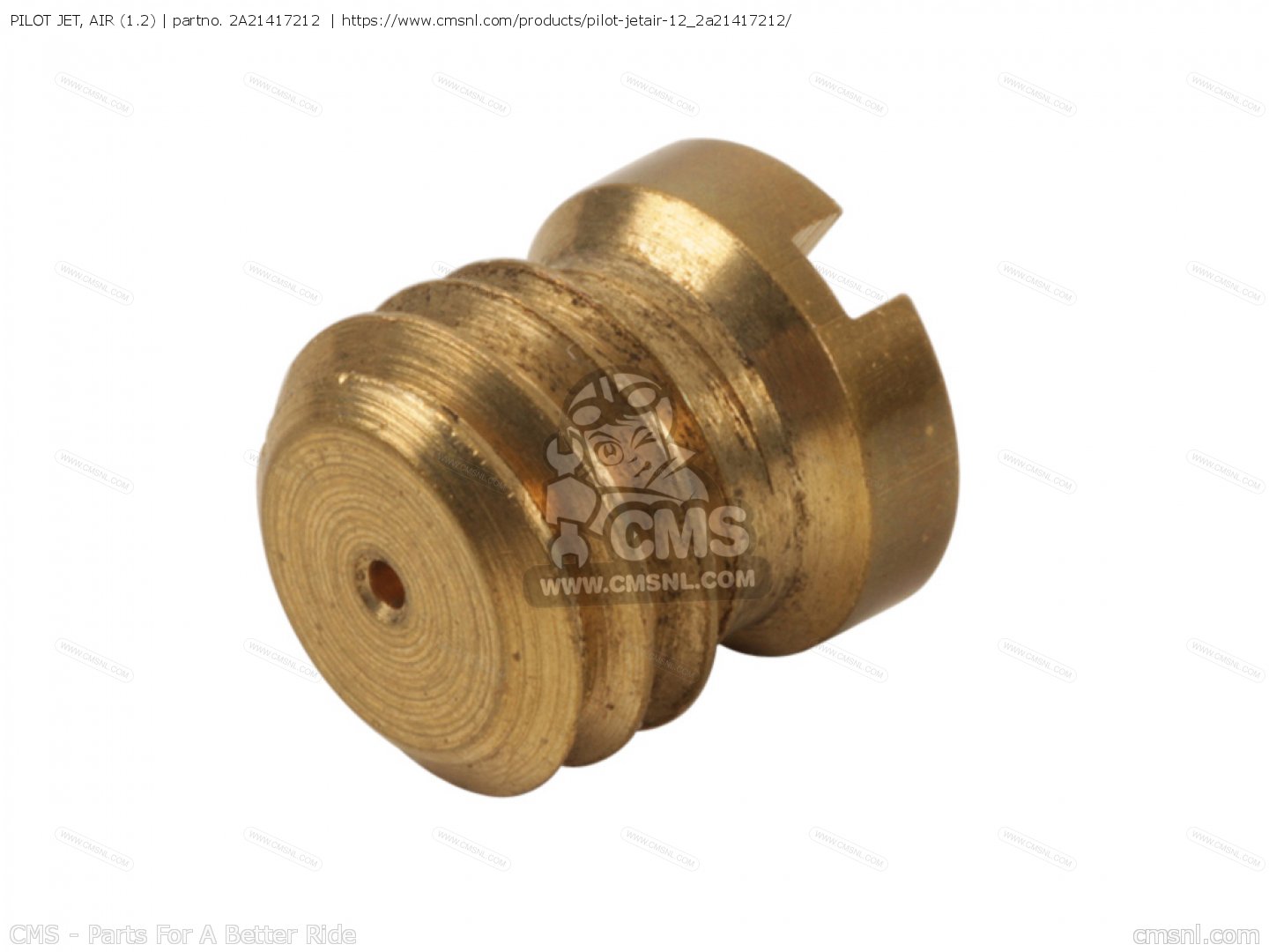 2A21417212: Pilot Jet, Air (1.2) Yamaha - buy the 2A2-14172-12 at CMSNL