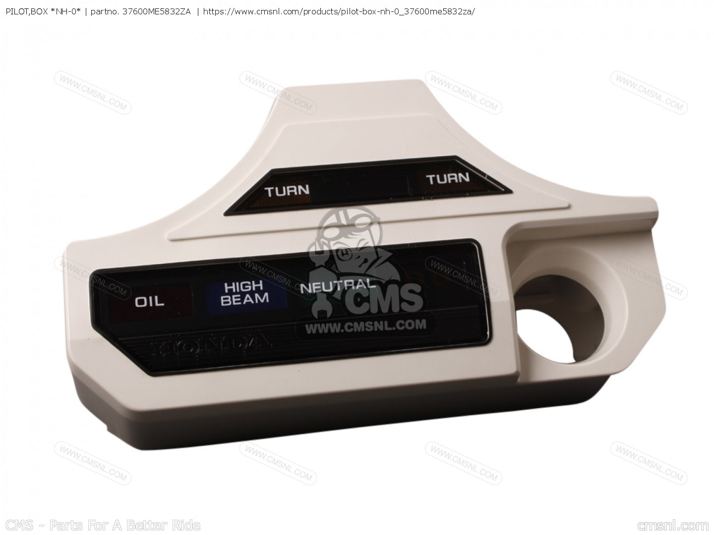 37600ME5832ZA: PILOT,BOX *NH-0* Honda - buy the 37600-ME5-832ZA at CMSNL