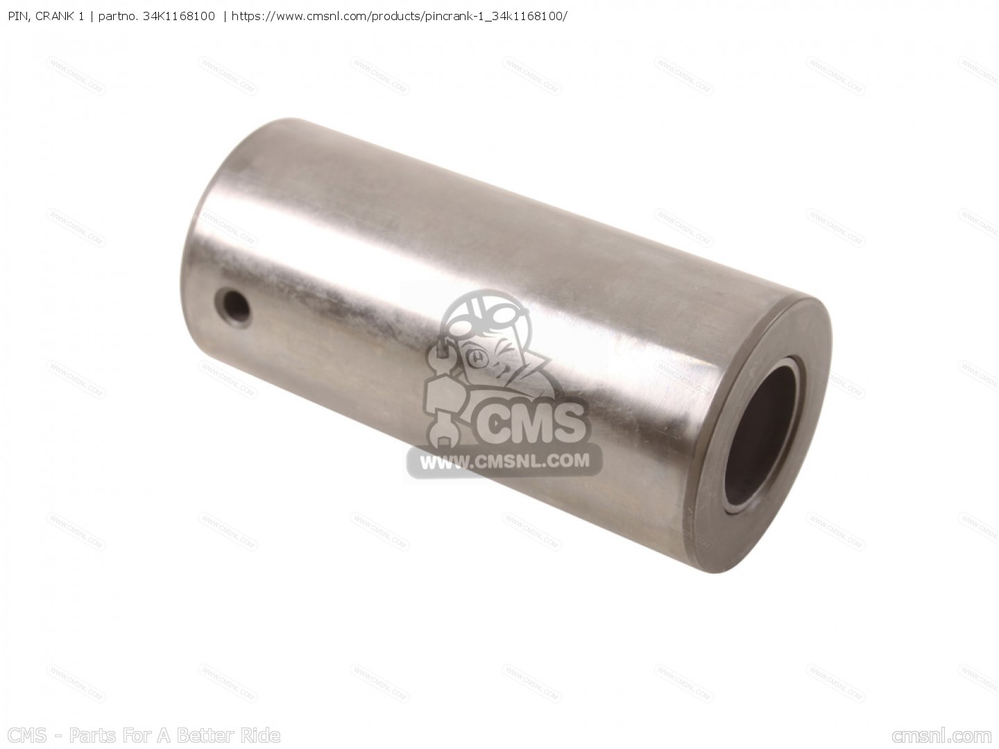 34K1168100: PIN, CRANK 1 Yamaha - buy the 34K-11681-00-00 at CMSNL